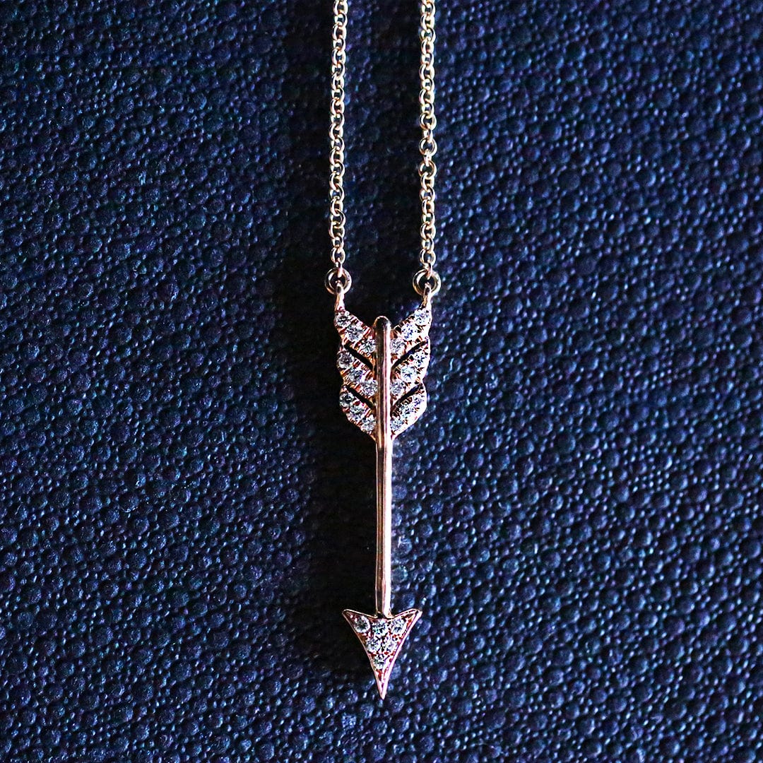 Diamond arrow necklace store